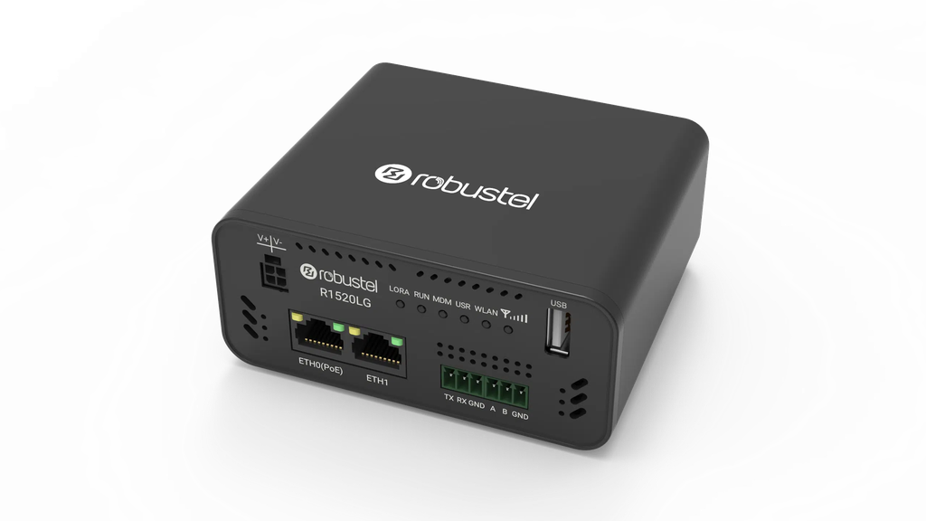 Router R1520LG LoraWAN 1xRS232,1xRS485,2xETH,1 x USB Type A,POE PD,WiFi&BLE